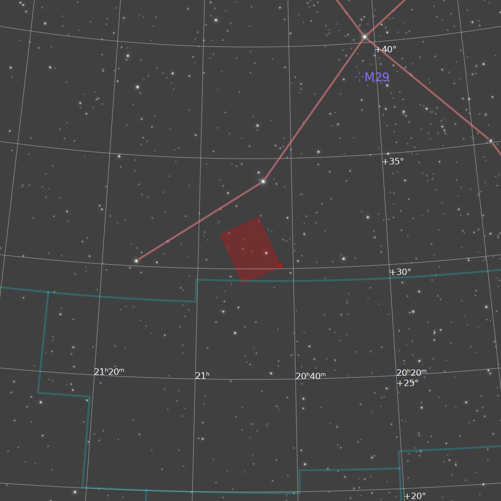 NGC 6979 Western Veil and NGC 6974 Pickering's Triangle - Caprile ...